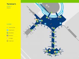 Terminal 1 Toronto Pearson International Airport YYZ Map